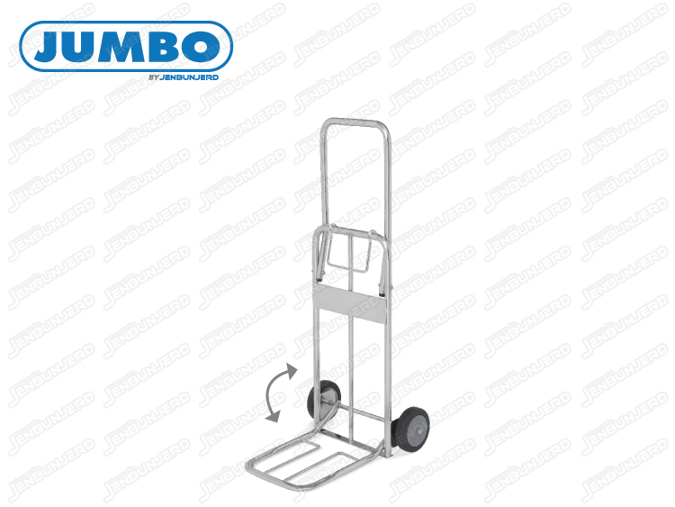 Two-Wheel Hand Truck - Foldable Stainless Steel Hand Truck 100 kg ...